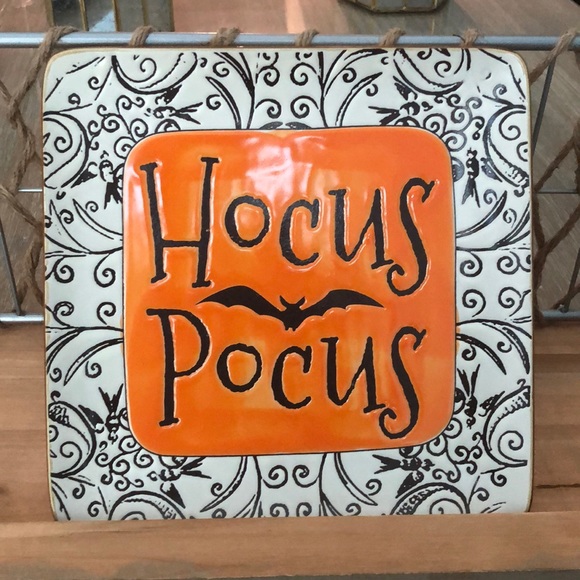 Other | Handcrafted Halloween Hocus Pocus Plate | Poshmark